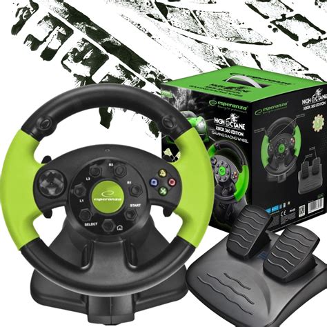 KIEROWNICA PC PS3 XBOX 360 Z PEDAŁAMI GAZU WIBRACJE USB DO LAPTOPA
