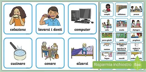 Orario Visivo Per La Casa Spazio Tutto Per Bambini