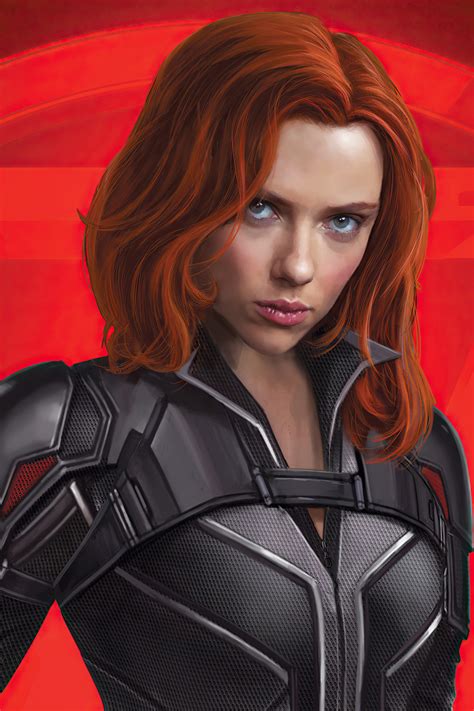 Scarlett Johansson As The Black Widow Black Widow Ave
