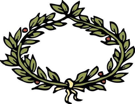 Cartoon Roman Head Wreath Clip Art Library