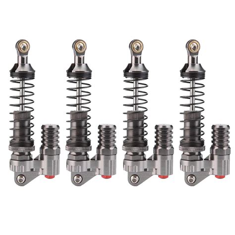 3x4pcs Rc Shock Absorbers Aluminum Alloy High Strength Springs Shocks Set E4y1 194982745544 Ebay