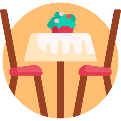 Mesa Restaurante Iconos Gratis De Muebles Y Hogar