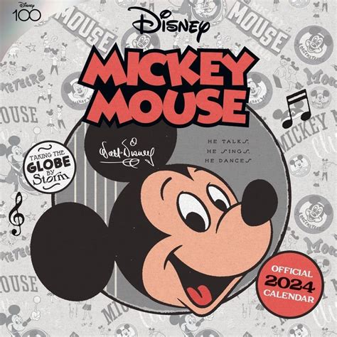 Disney Mickey Mouse Official Calendar