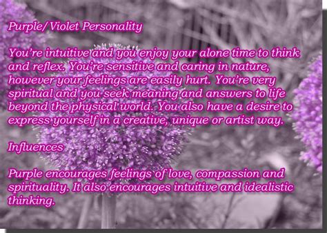 Color Purple Violet Personality Influences Purple Symbolism Color