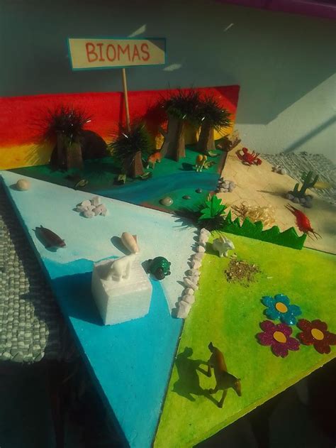 Representación de los biomas de la tierra Painting Art Biomes