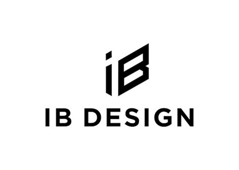 Premium Vector Ib Logo Design Vector Illustration