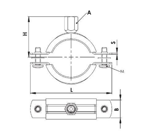 Collier de serrage en acier galvanisé IKKS series INKA FIXING