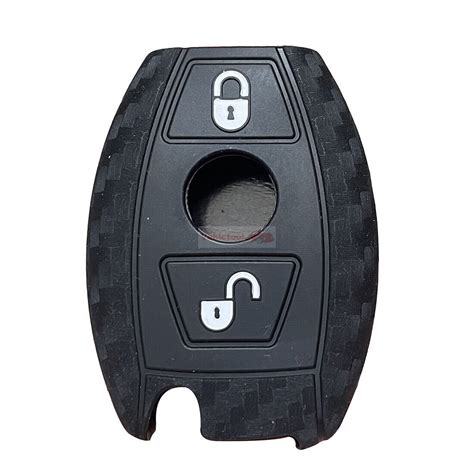Fit Mercedes Benz A B C E S G 2 Button Remote Smart Key Fob Silicone