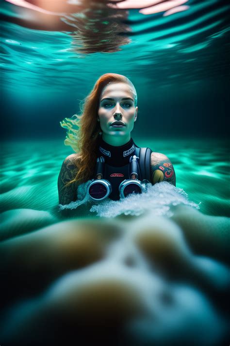 Lexica Underwater Photography Full Body Portrait Of Beautiful