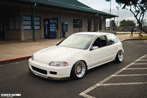 Slammed Fitted Stanced Honda Civic EG Hatchback More After The Break