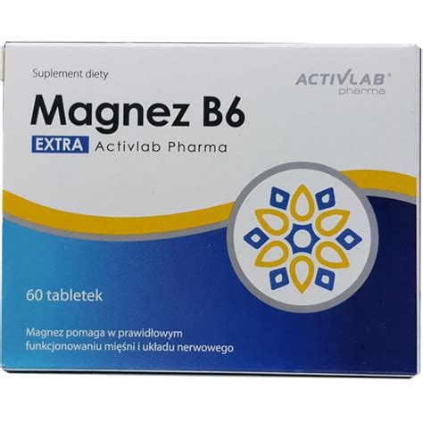 ACTIVLAB PHARMA MAGNEZ B6 60tab EXTRA MG WITAMINA 7465943863