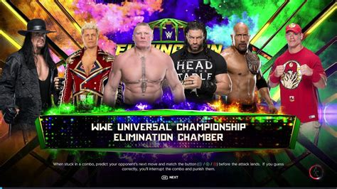 Wwe K Man Elimination Chamber Match Youtube
