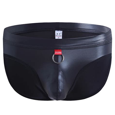 De Cuero Sexy Ropa Interior Calzoncillos Suspensorio Pene Gay Para