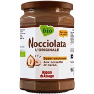 NOCCIOLATA Pâte à tartiner au cacao et noisettes bio 650 g