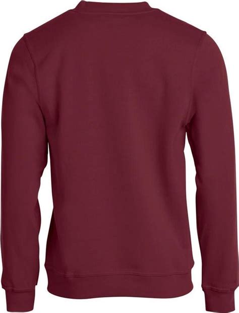 Clique Basic Roundneck Bordeaux Maat M Bol
