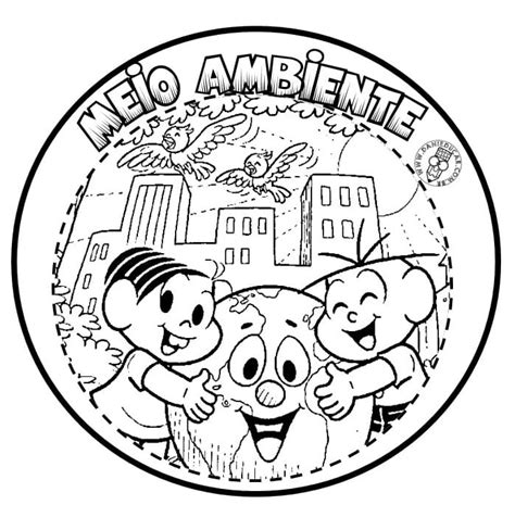 Desenhos De Meio Ambiente Para Colorir Pintar E Imprimir