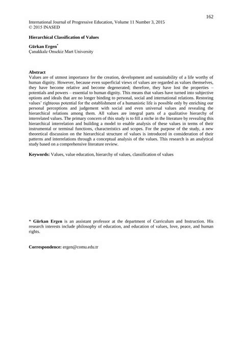 pdf hierarchical classification of values dokumen tips