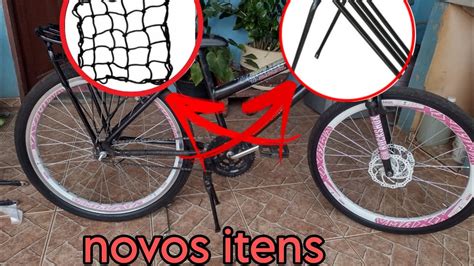 COMPREI NOVAS PEÇAS PRA MINHA MONTADINHA ARO 26 BH YouTube