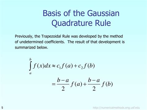 ppt gauss quadrature rule of integration powerpoint presentation free download id 6379077