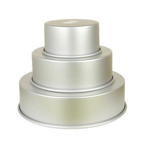 3 moules à gâteaux ronds pour wedding cake 22 parts Gâteaux ronds