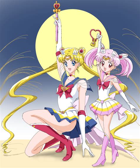 Safebooru 2girls Bell Bishoujo Senshi Sailor Moon Blonde Hair Blue