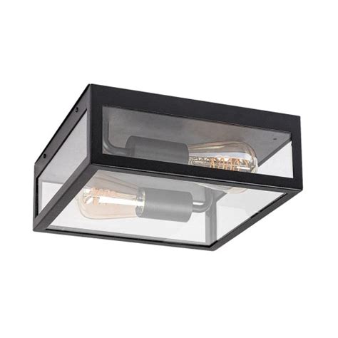 Industrialna czarna lampa sufitowa zewnętrzna 7070 Cena Opinie