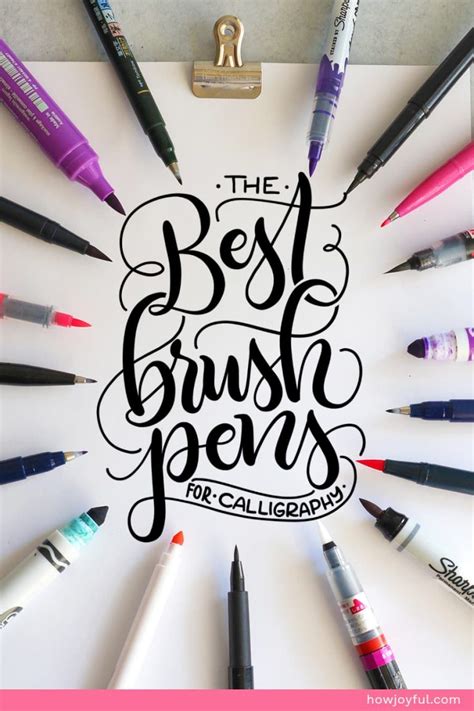 Calligraphy Pens The Best Brush Pens To Start With Calligraphy In 2023