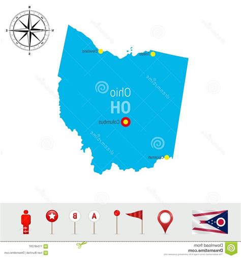Ohio Silhouette Vector At Vectorified Collection Of Ohio