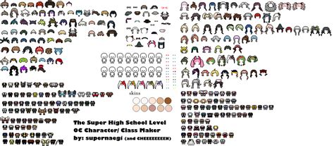 Danganronpa Oc Sprite Maker
