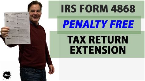 How To File Form 4868 IRS Individual Tax Return Extension Of Filing