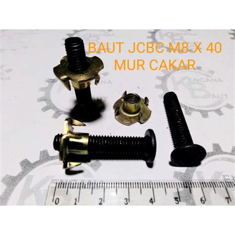 Jual BAUT JCBC M8 X 40 MUR CAKAR FURNITURE DIPAN LIGNA BAUT