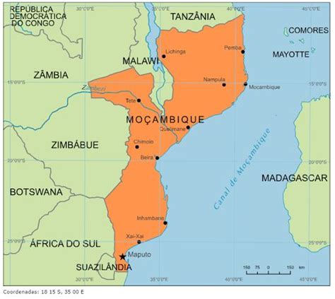 Geografick Blog Mapa Mozambiku Mapa Mo Ambique Mapa Mo Ambique