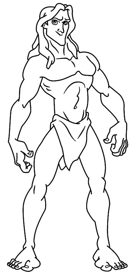 Desenhos De Tarzan Para Colorir Bora Colorir