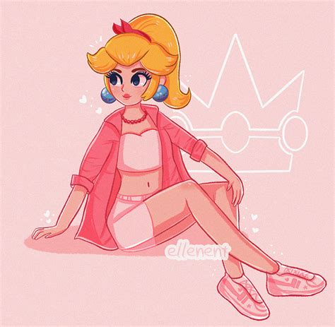 Princess Peach Super Mario Bros Image By Ellenent