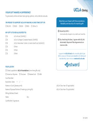 Fillable Online FY20 Gift Remit FormFillable PDF Fax Email Print