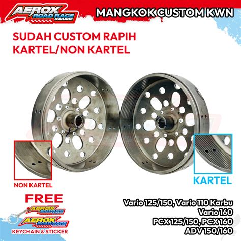 Jual Mangkok Ganda Custom Vario Pcx Adv Shopee Indonesia