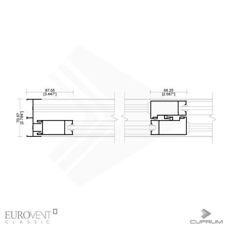 Cuprum Serie Classic Ventana Corrediza