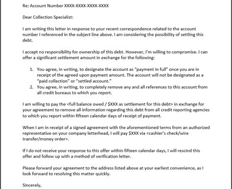Goodwill Letter Template To Remove Paid Collections Resume Letter
