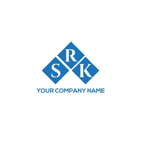 SRK Letter Logo Design On White Background SRK Creative Initials