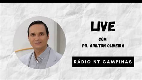 LIVE Rádio Novo Tempo Campinas Pr Arilton YouTube