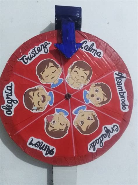 Ruleta De Las Emociones Hecho Con Material Reciclable Jessy CJ