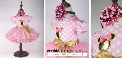 Venta Vestido Rosa De Minnie Mouse En Stock