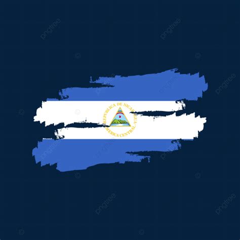 Diseño Vectorial De Pincel Pintado Con Acuarela De Bandera De El