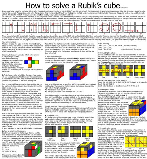 How To Solve Rubik S Cube R Coolguides