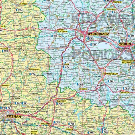 Polska Drogowa Tablice Mapa Arkusz Laminat Erli Pl