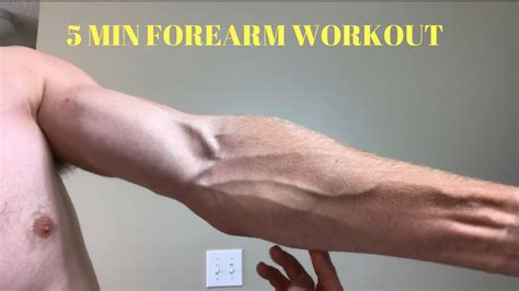 5 Minute Forearm Workout At Home YouTube