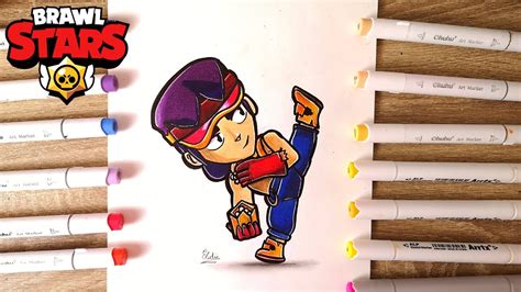 Tuto Dessin Brawl Stars Comment Dessiner Fang Le Nouveau Brawler The