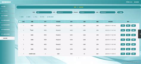 【附源码】计算机毕业设计教务管理系统（java springboot mysql mybatis 论文 爱代码爱编程