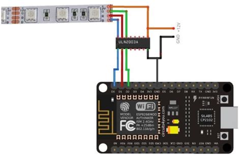 Cómo construir un controlador de tiras LED RGB usando ESP8266