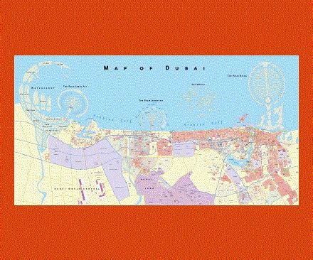 Maps Of Dubai Collection Of Maps Of Dubai City Maps Of UAE United